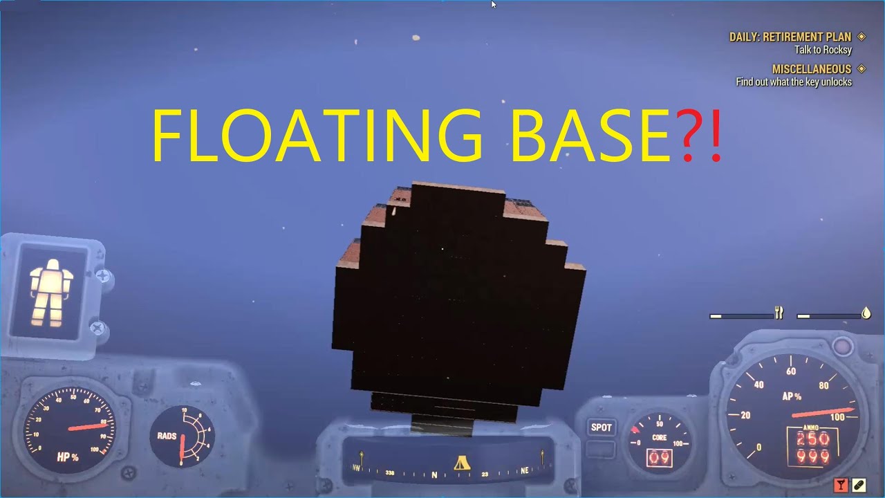Fallout 76 FLOATING BASE !?! | fallout 76 camp review series - YouTube