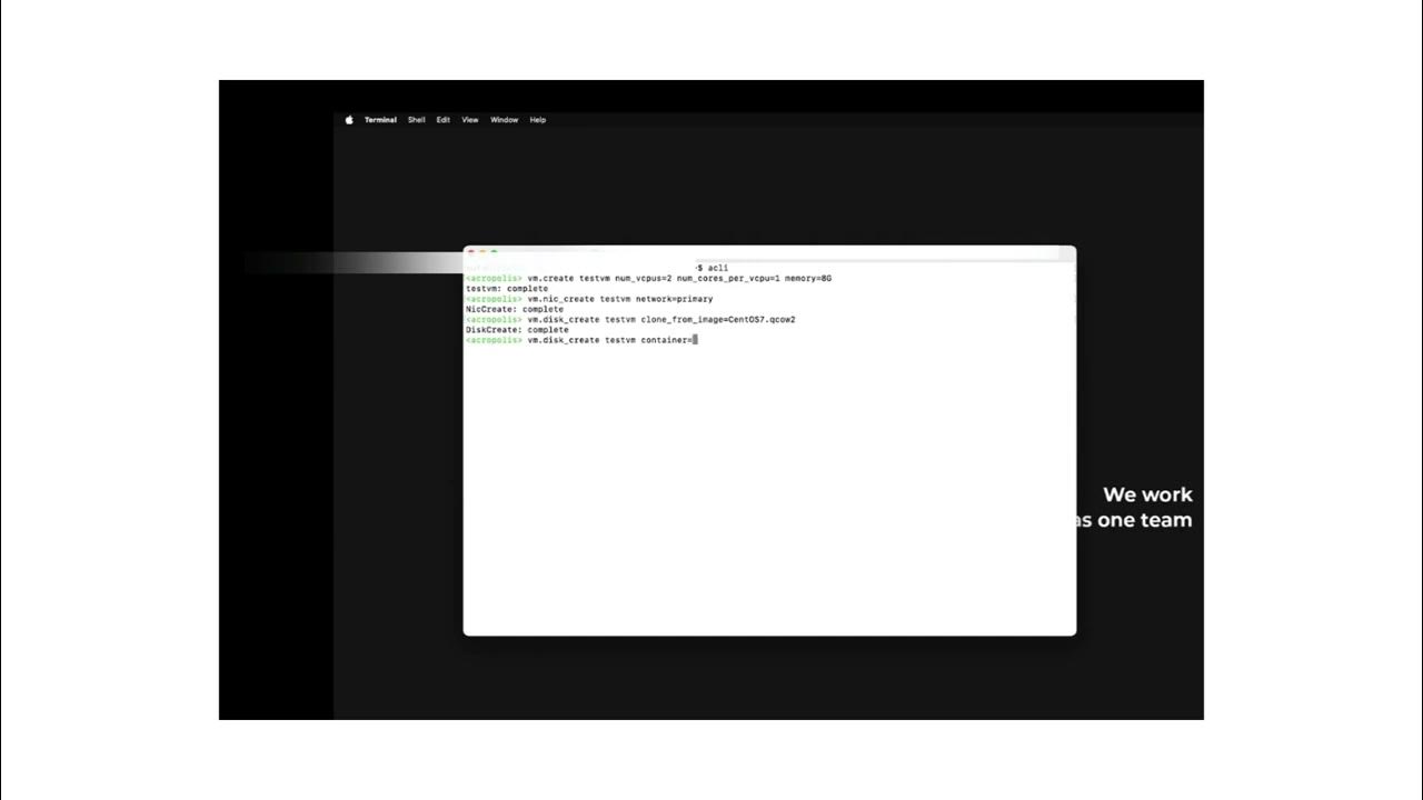 Nutanix Create VM From Command Line – Step-by-Step Guide Using aCLI - YouTube