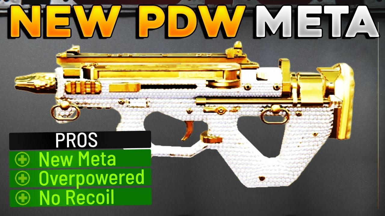 *NEW* PDW is AMAZING in Warzone (META) - YouTube