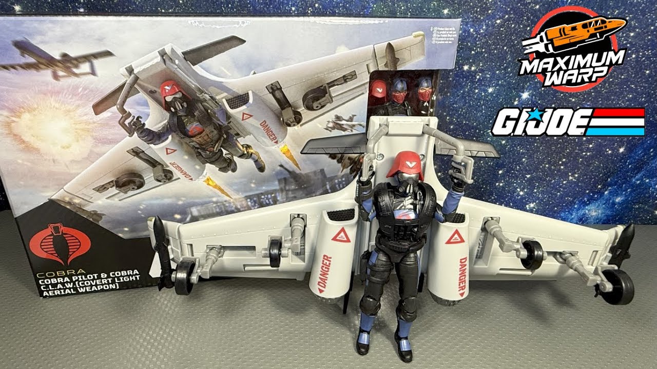 GI Joe Classified COBRA CLAW and PILOT action figure review - YouTube