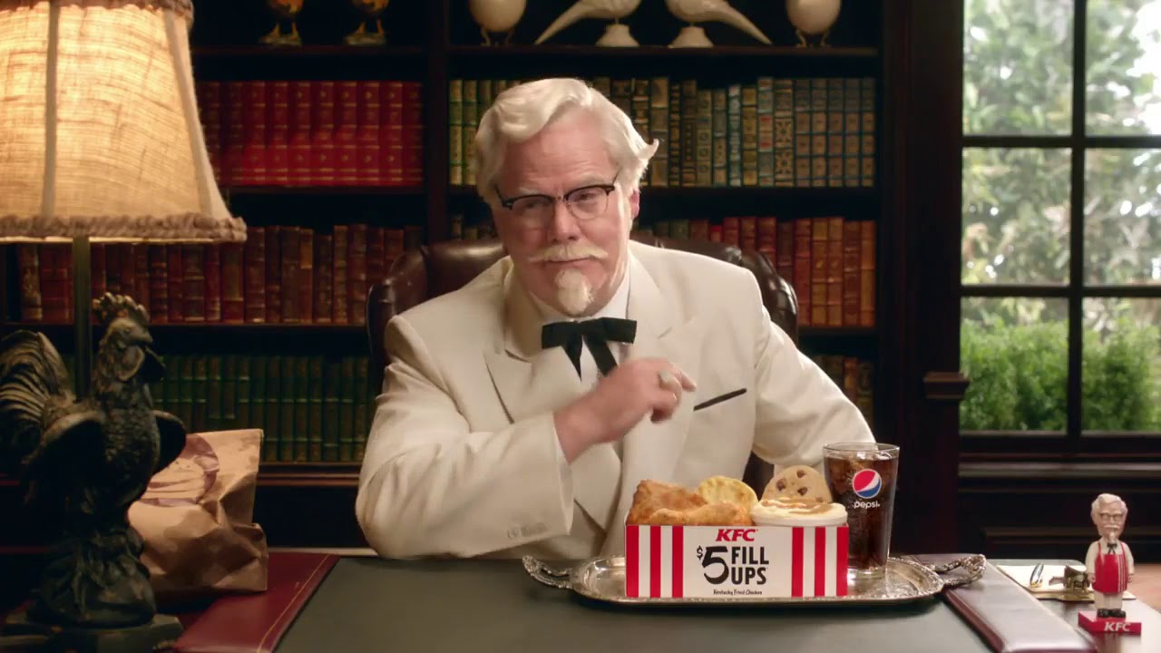 KFC Commercial 2016 Colonel Sander $5 Fill Up - YouTube