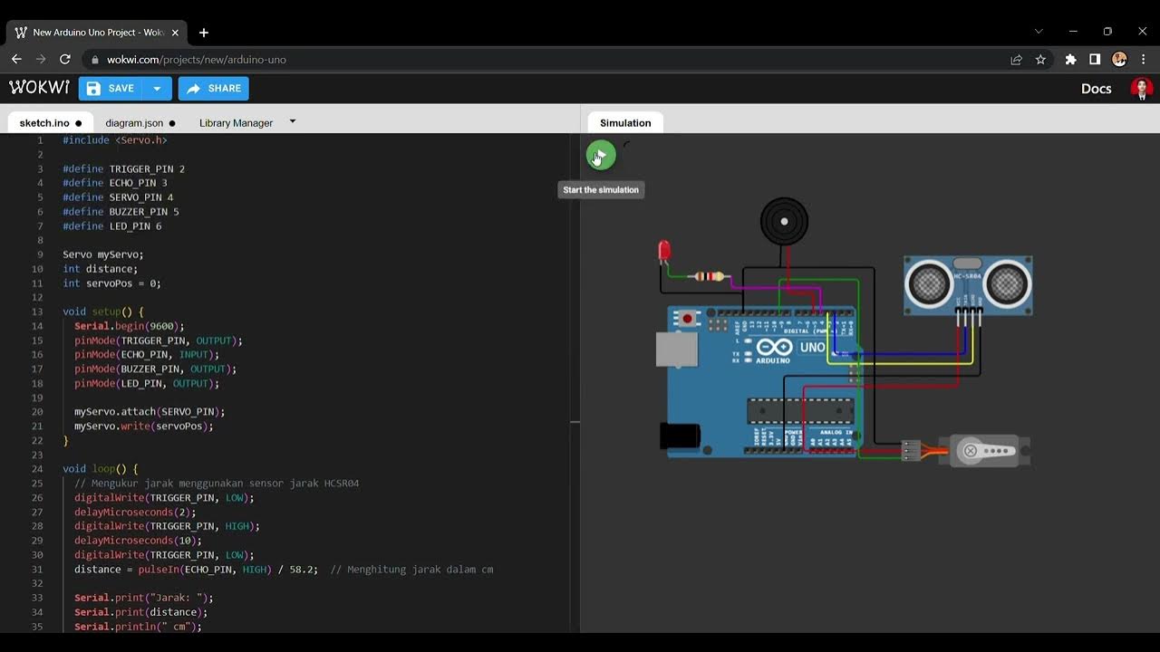 UAS Sensor dan Aktuator "Simulasi Palang Kereta Api" M.Irfan Virgiano ...