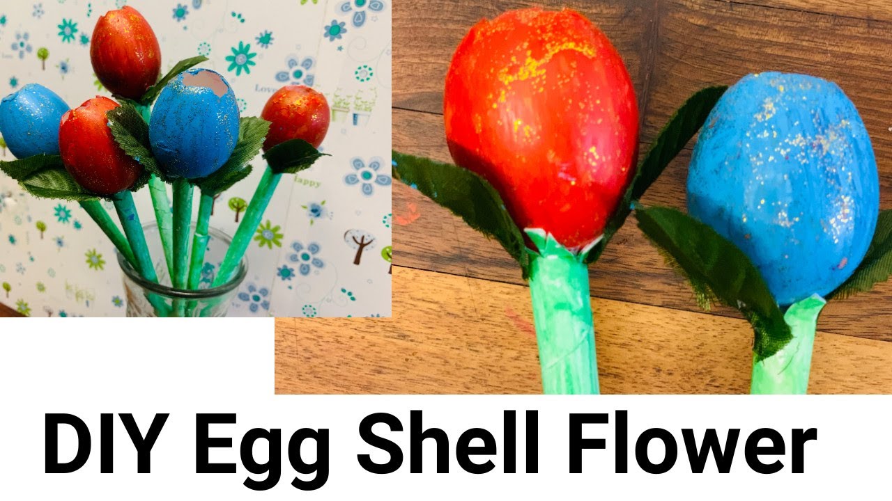 DIY Egg Shell Flower | Creativity Channel - YouTube