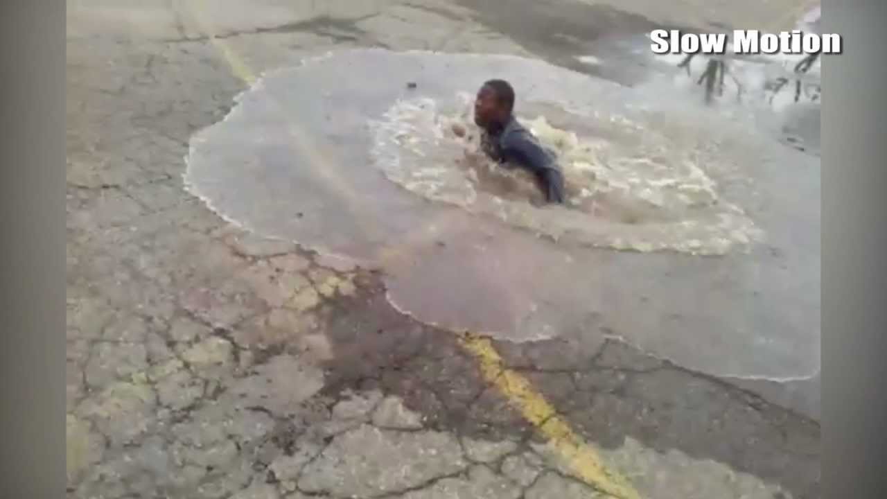 BEST Epic Jump In The Puddle Fail! New Epic Fails - YouTube
