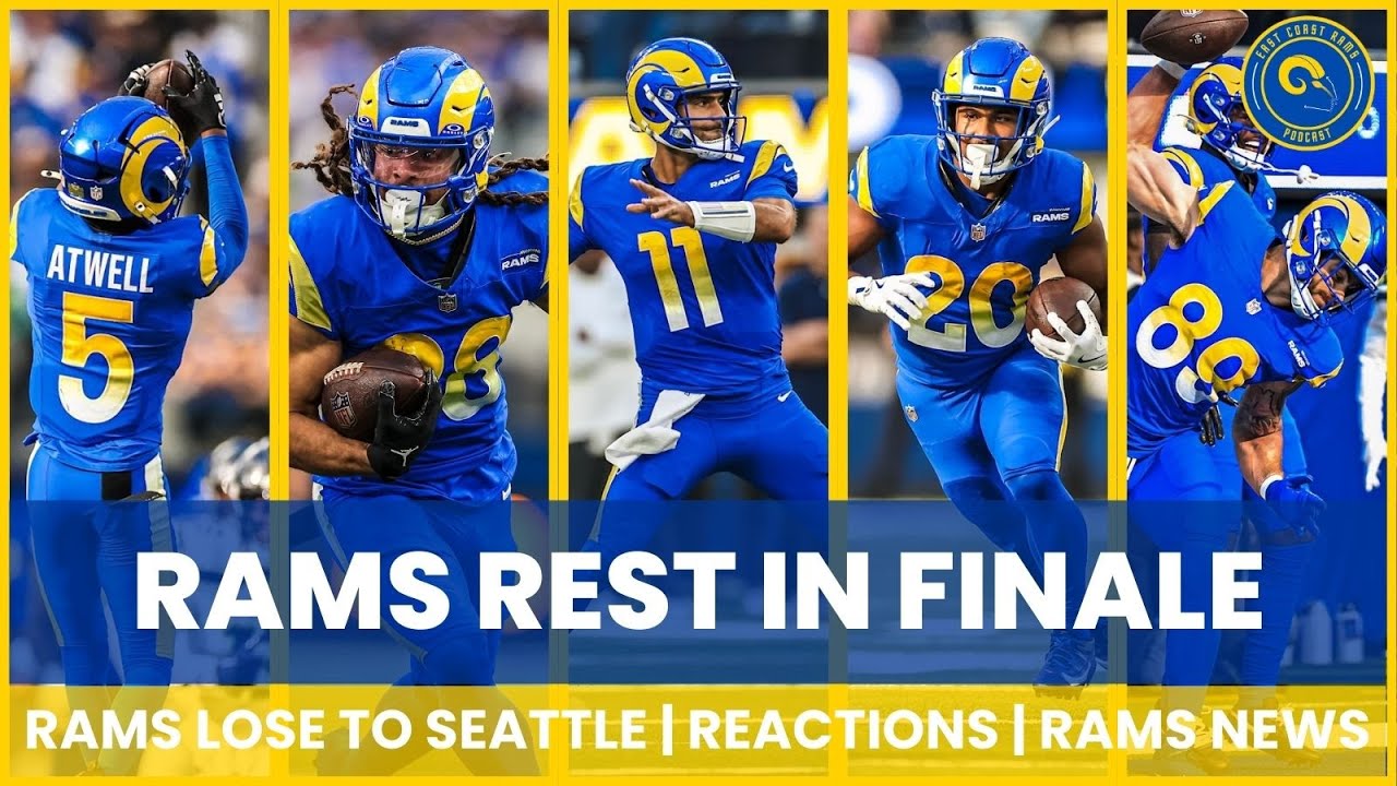 Rams Rest in Finale - Now Off to the Playoffs - YouTube