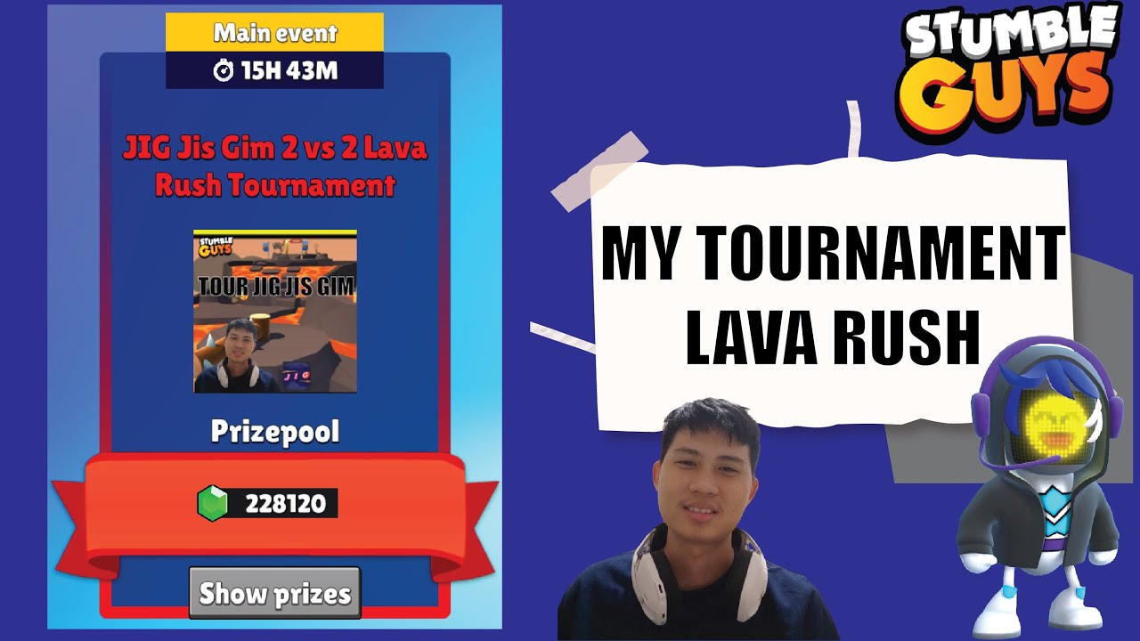 Live Stumble guys my tournament JIG JisGim - YouTube