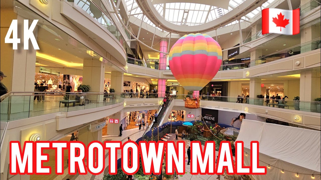 🇨🇦 [4K] 🛍 Walking Around Metrotown Shopping Mall, Burnaby BC, Canada ...