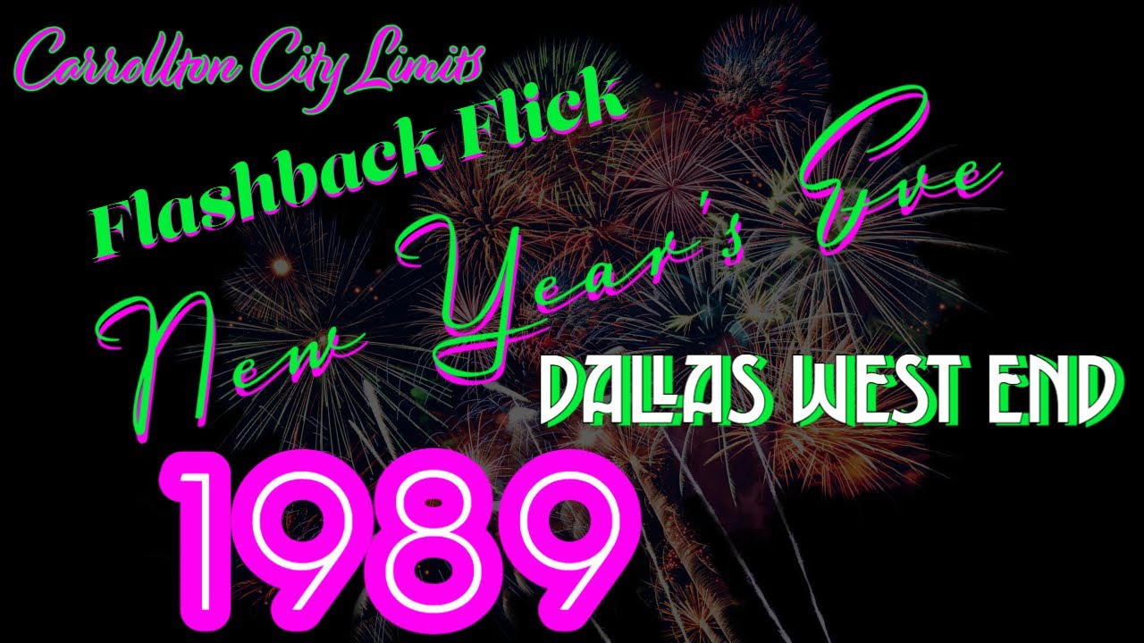 New Years Eve in Dallas West End in 1989 Old video of Dallas in the ...