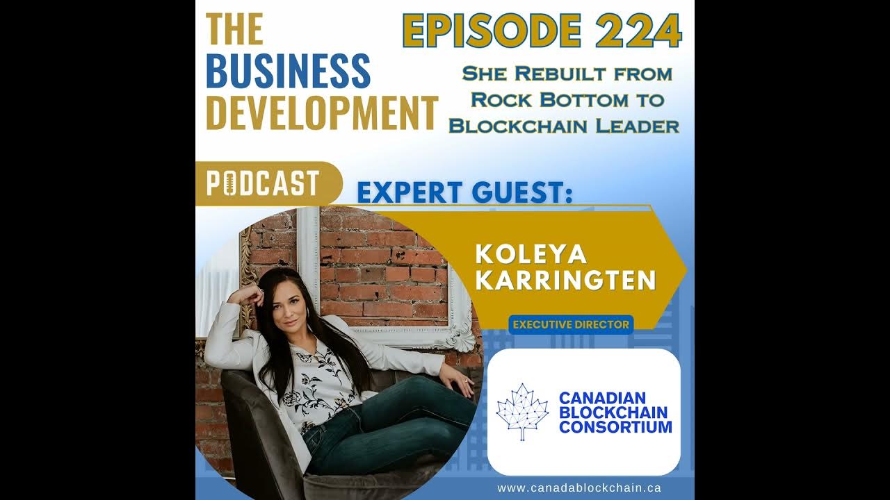She Rebuilt from Rock Bottom to Blockchain Leader with Koleya Karringten - YouTube