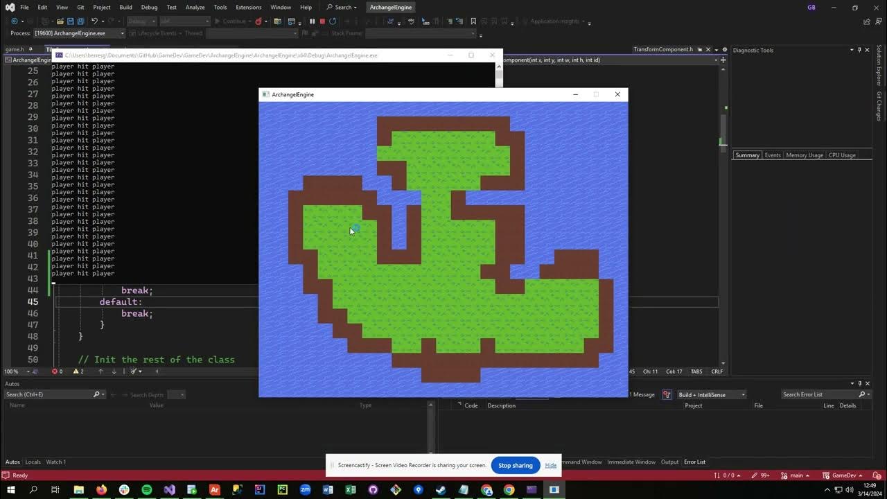 ArchangelEngine Dev Log 4: Tilemap loading from files. - YouTube