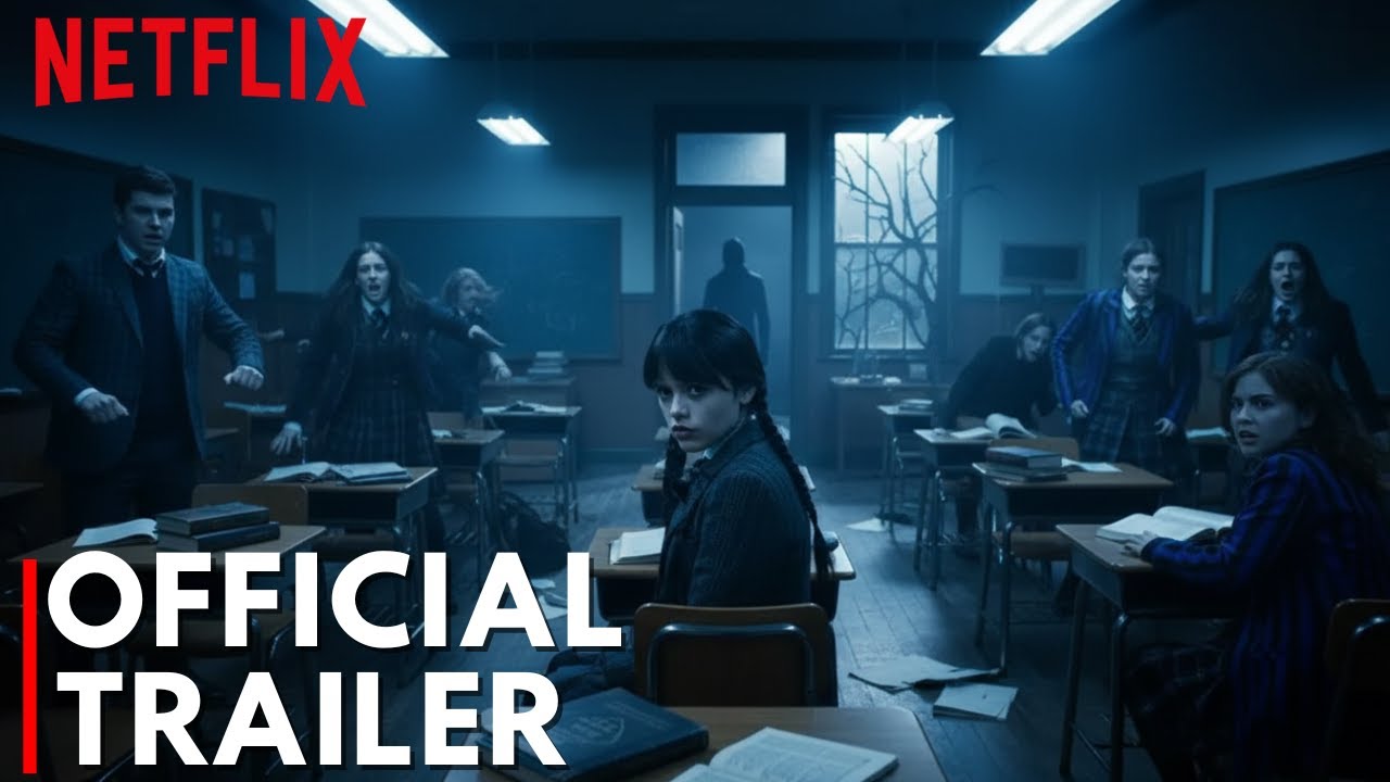 WEDNESDAY: SEASON 3 | OFFICIAL TRAILER | “Nevermore Has a New Killer ...