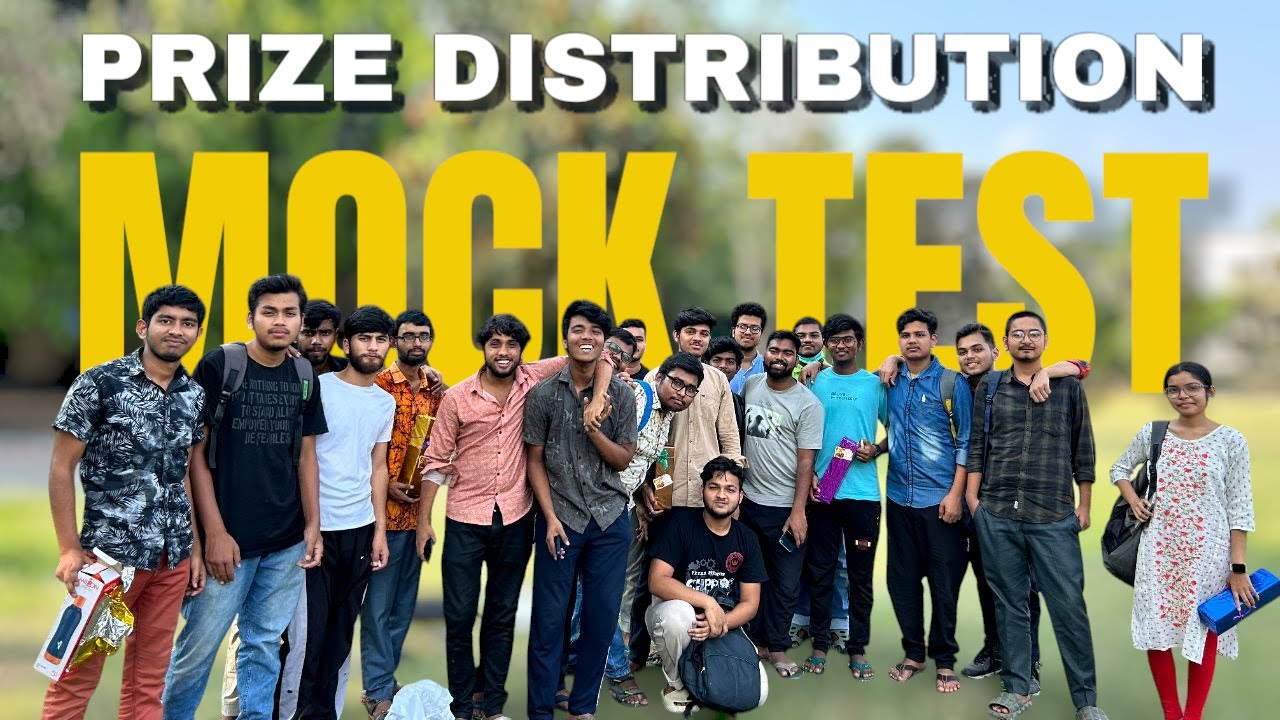 Prize Distribution of Mock Test #engineeringmath1 - YouTube