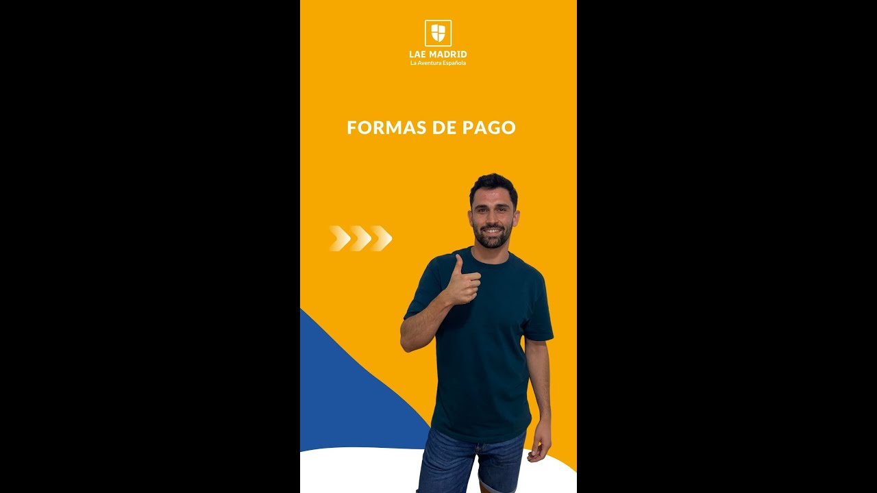 Formas de pago en español - LAE Madrid Spanish Language School - YouTube