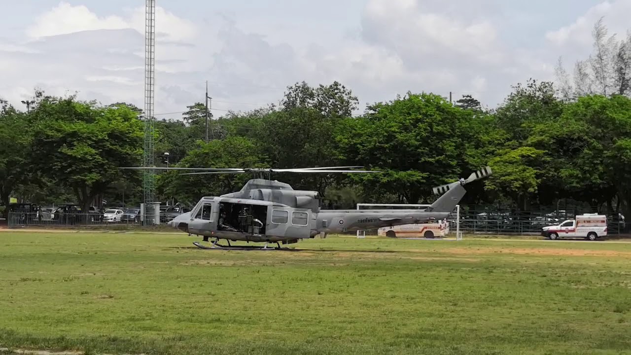 Bell 412 Startup and Takeoff - YouTube