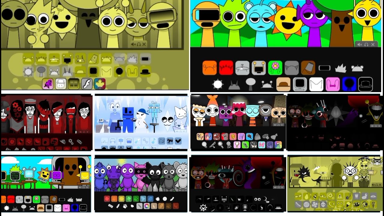 Sprunkis 4,Sprunki World,Sprunkis 3,Sprunki Red,Colorbox Mustard Battle ...