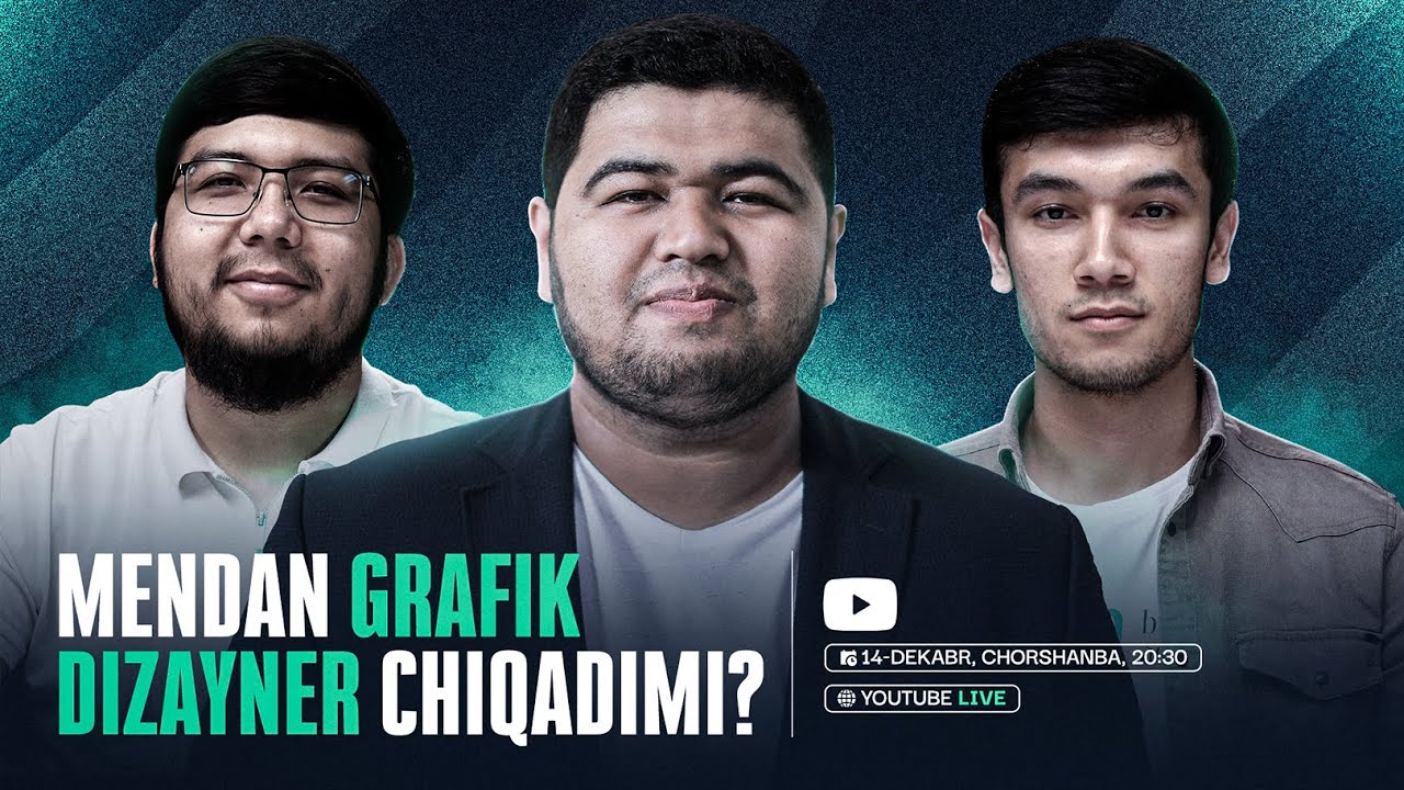 🔴 YouTube Live: Dizayn sohasi men uchunmi? - YouTube