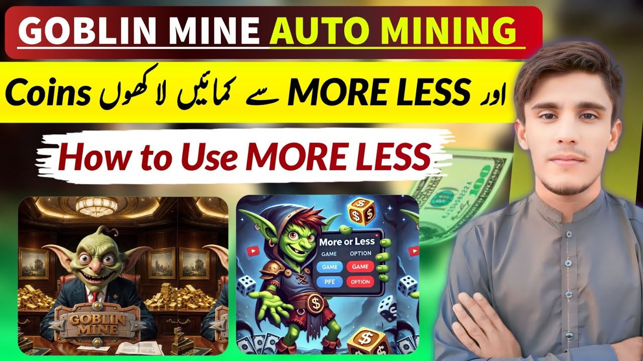 🌟 Goblin Mine Auto Mining & More Less Option | Earn Free Profit with ...