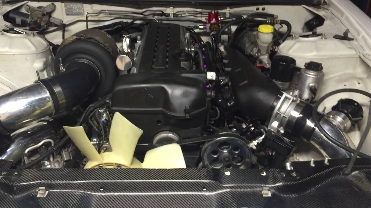 2jz S14 240sx AC condenser - YouTube