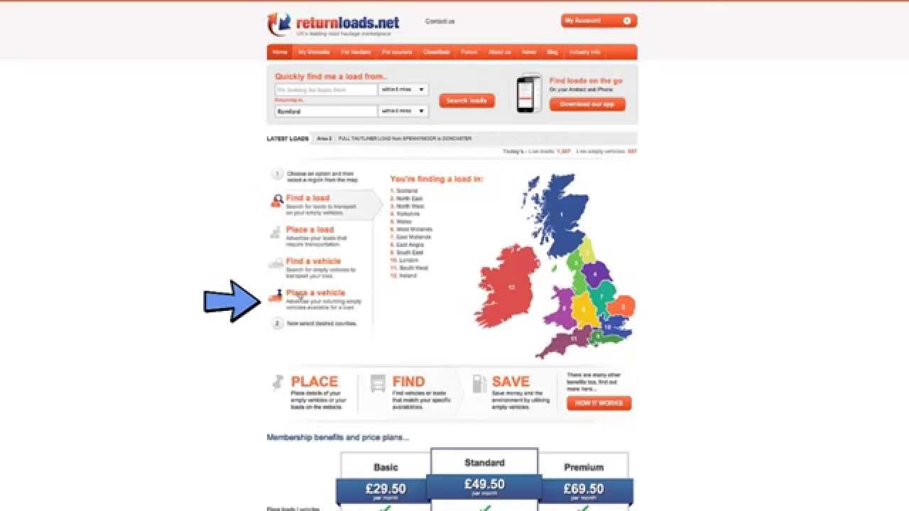 Using ReturnLoads.net - The Basics - YouTube