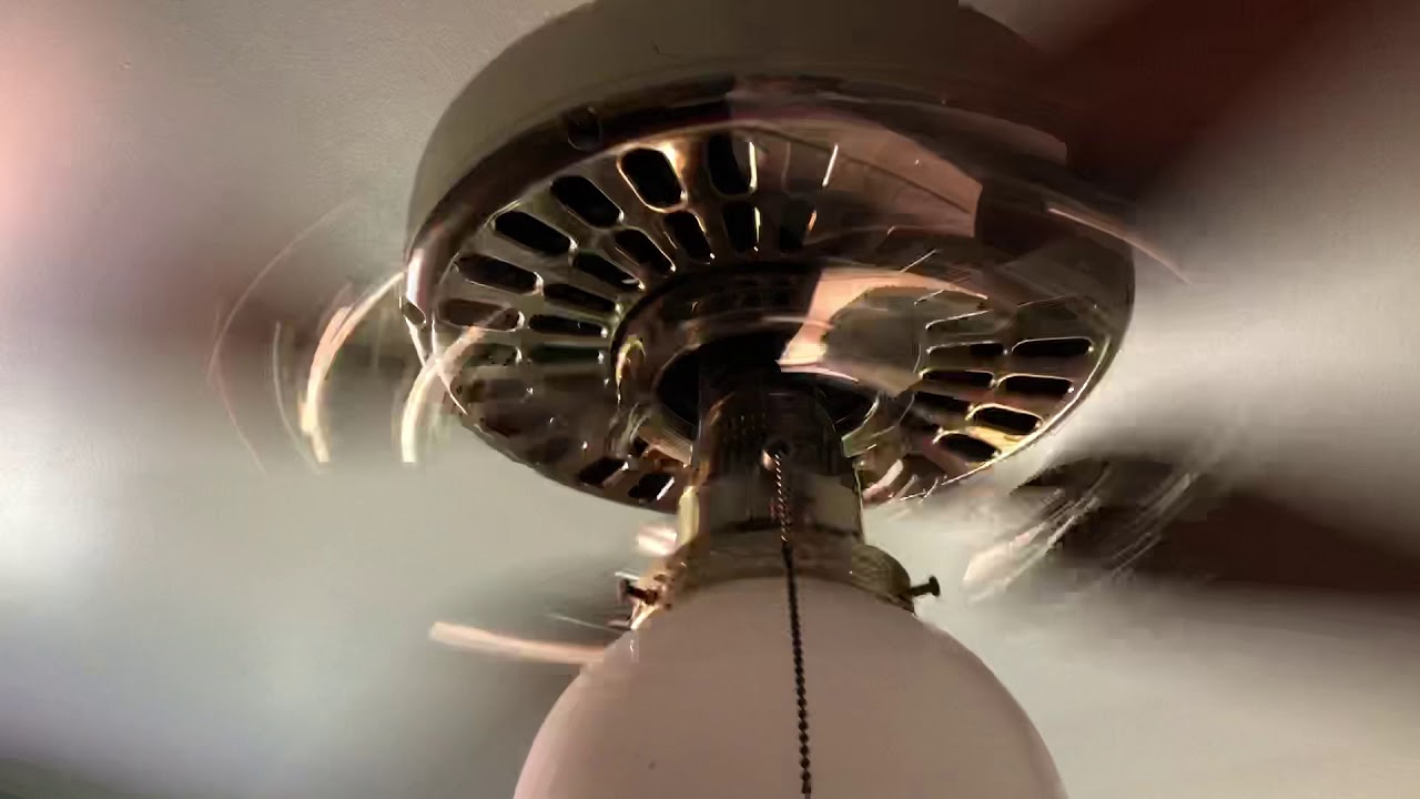 Hunter Original 52” Ceiling Fan C. 1984 - YouTube