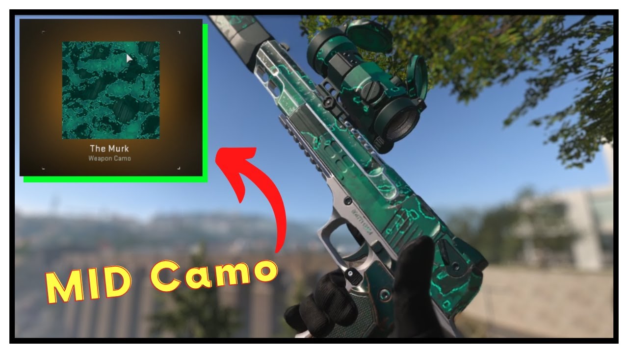 The hardest mid camo | Murk camo guide - YouTube