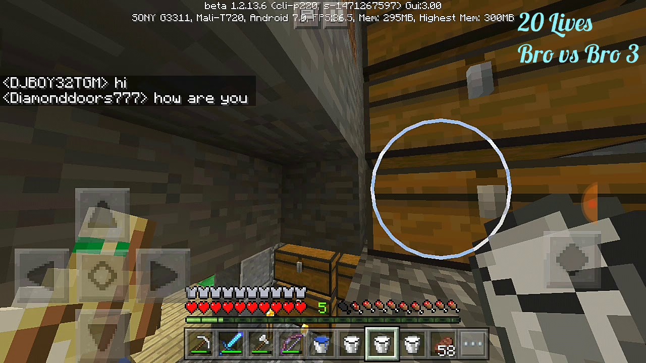 Minecraft Pe - Bro vs Bro 3 - Jerald joins the series -#10 - YouTube