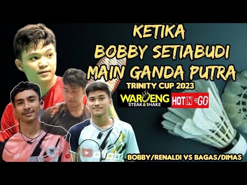 AKSI BOBBY SETIABUDI BERMAIN GANDA PUTRA DI TRINITY CUP 2023, SUNTER # ...
