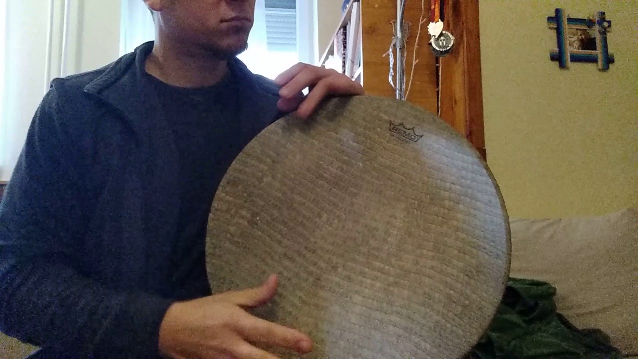 Turkish karsilama - nine beat dancing rhythm with frame drum - YouTube