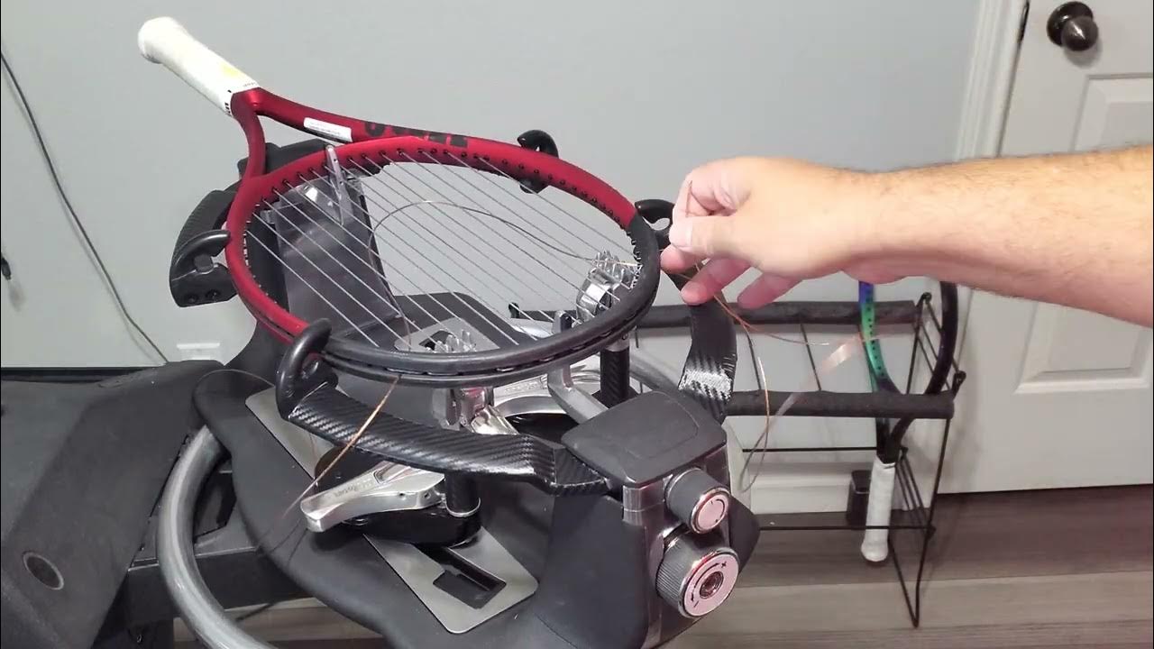 2022 Wilson Clash V2 98 step by step stringing instructions - YouTube