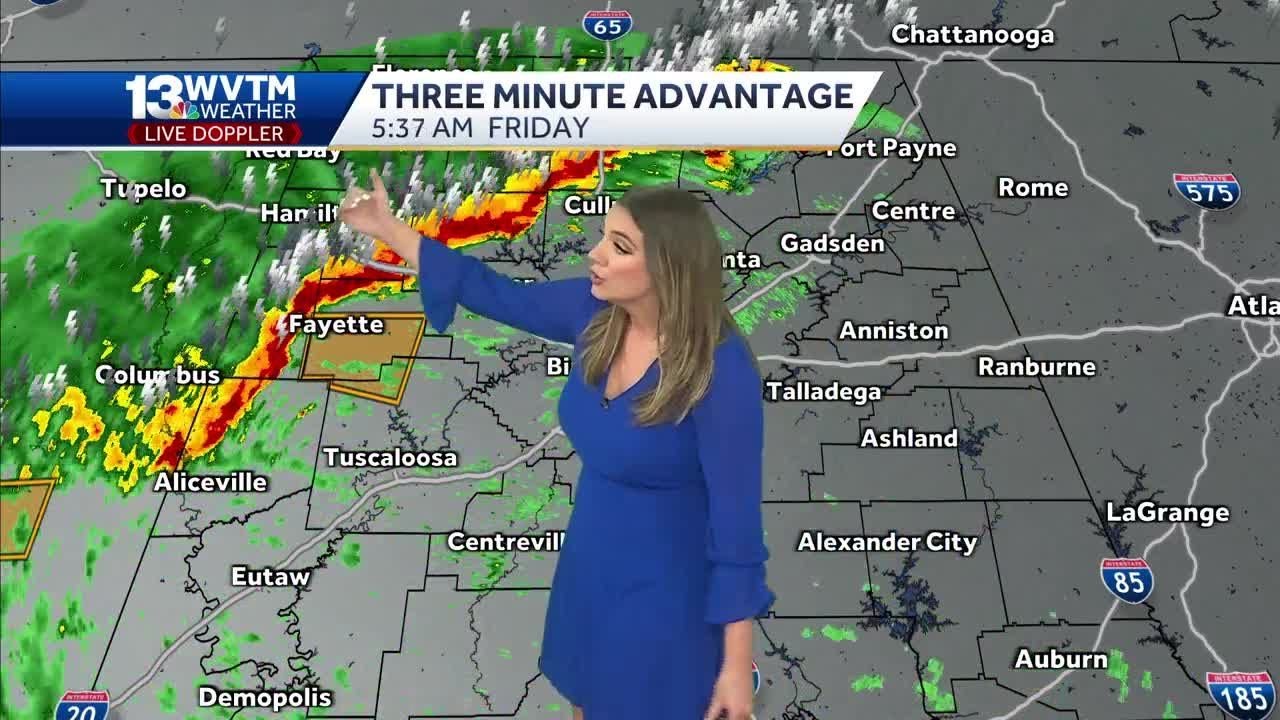 High winds, hail and severe thunderstorms in Central Alabama Friday ...