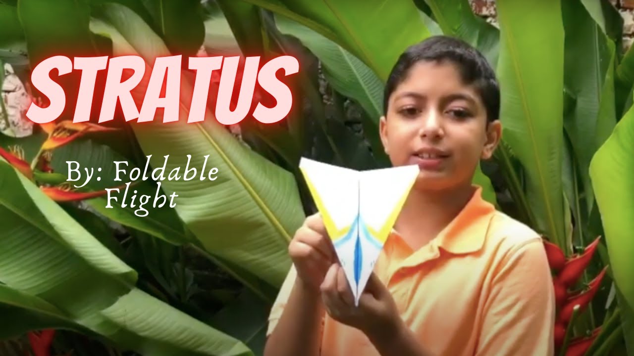 How to make a plane which has a free template called Stratus designed ...