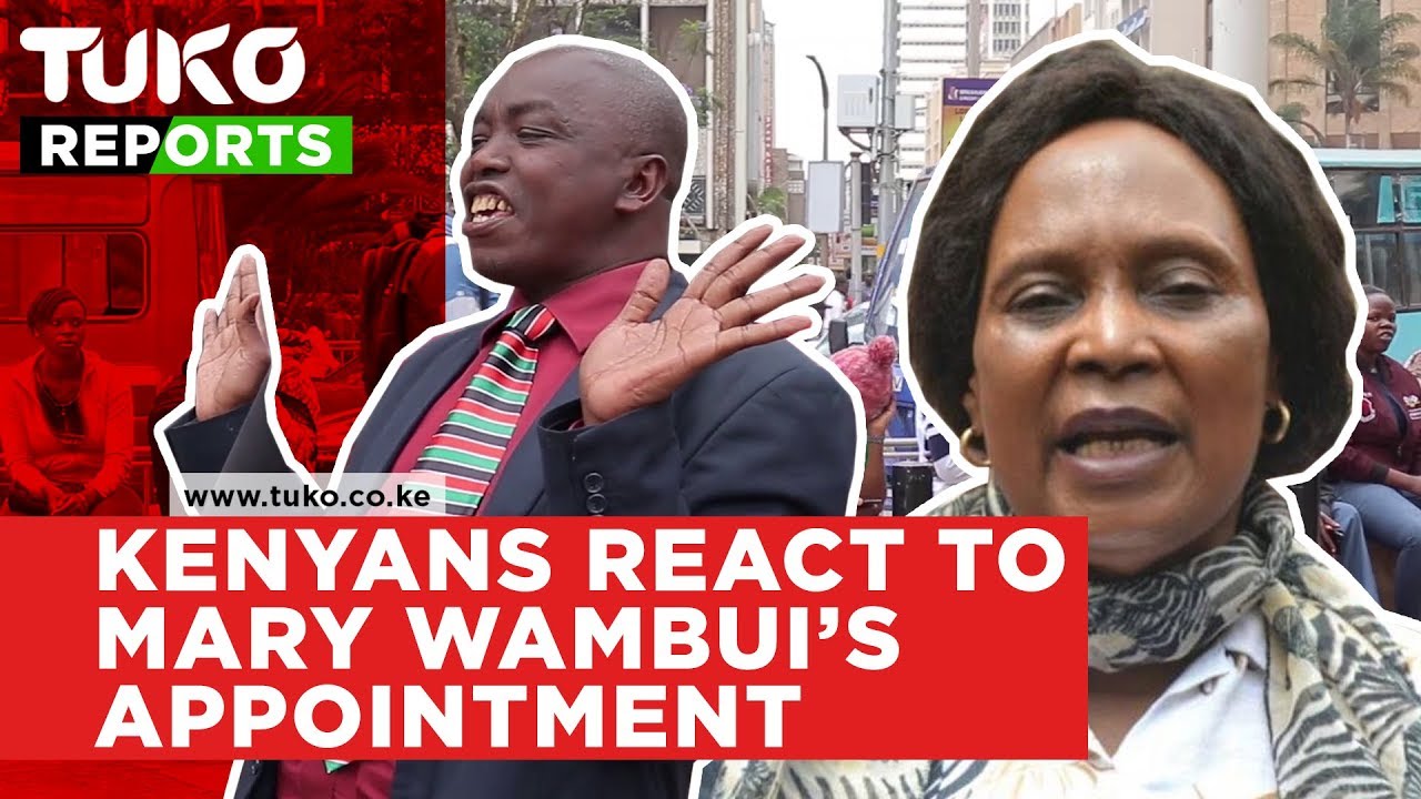 What Kenyans think about Uhuru's appointment of Mary Wambui | Tuko TV ...