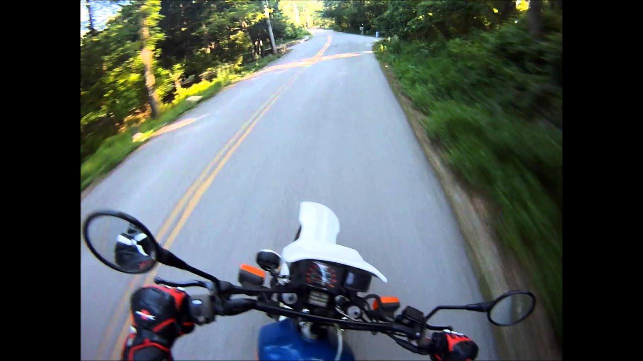 Honda XL600R top speed - YouTube