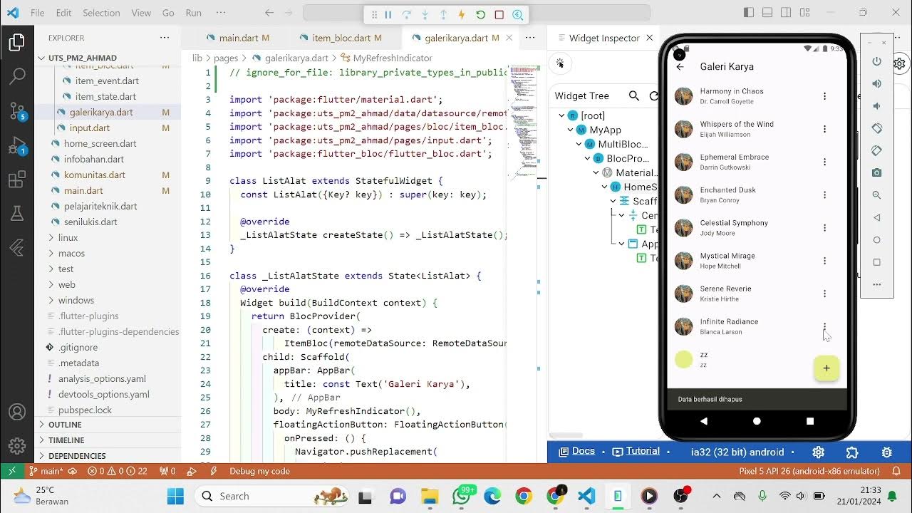 DEMO CRUD REST API FLUTTER - MOCKAPI.IO - STATE MANAGEMENT BLOC - YouTube