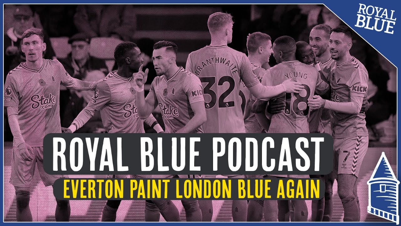 Royal Blue: Everton Paint London Blue Again - YouTube
