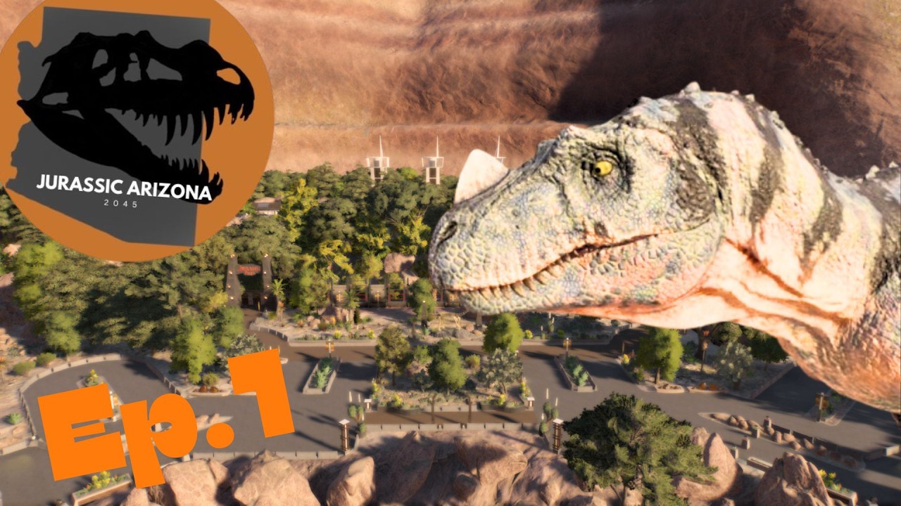 Building a Ceratosaurus Desert Habitat| Jurassic Arizona 2045 ep.1 ...