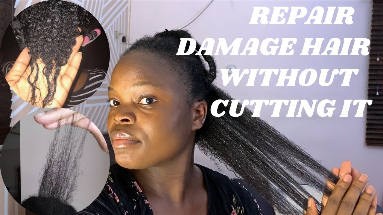 DETAILED | REPAIR YOUR DAMAGED HAIR WITHOUT CUTTING IT OFF - YouTube