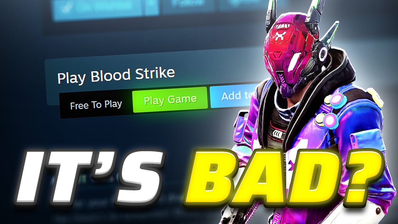 I tried the Steam version of BLOOD STRIKE.. Is it good? - YouTube