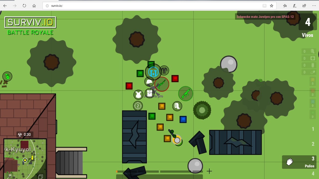 Surviv io tiene hacks de visión - YouTube