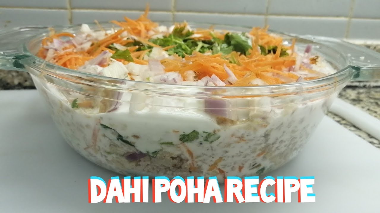 Quick Dahi poha Recipe | How to make Dahi poha #healthy #dahipoha #poha ...