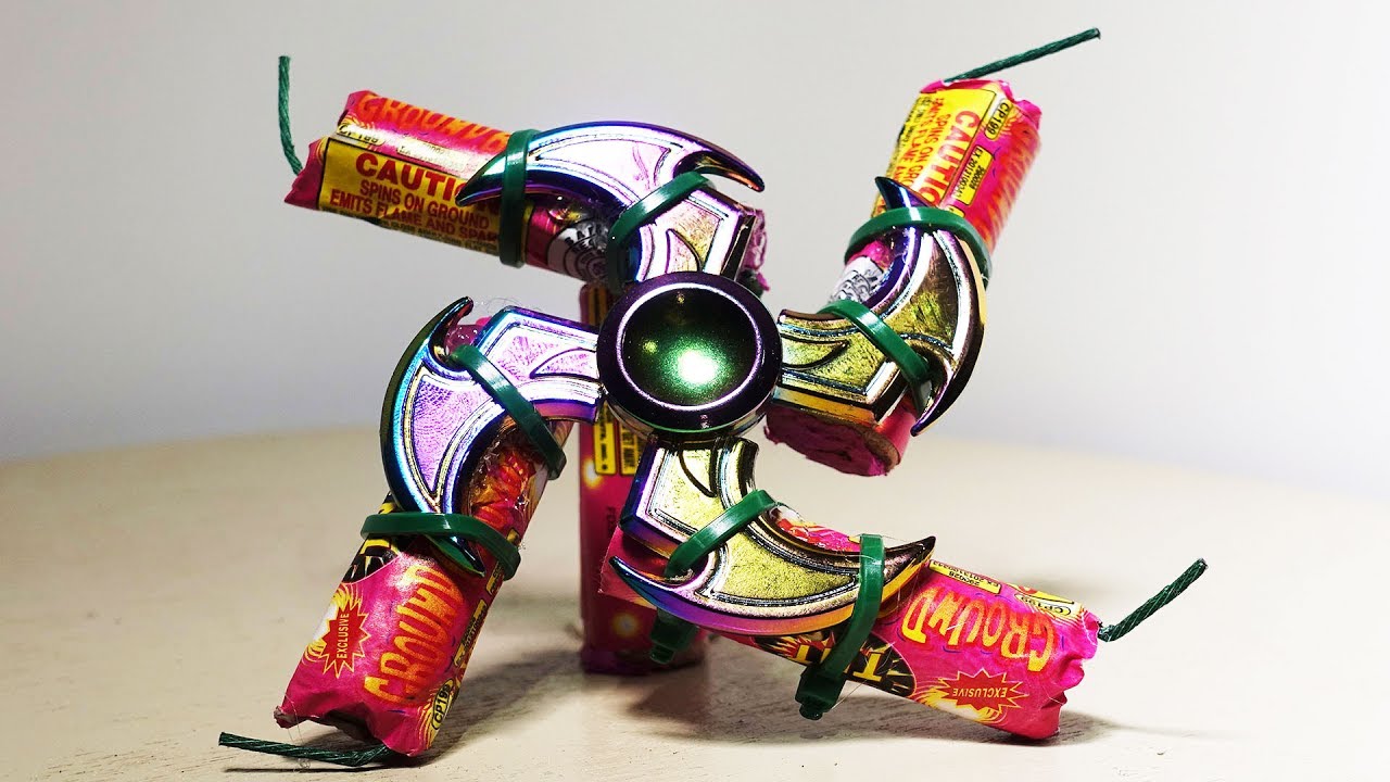 FIDGET SPINNER FIREWORKS!!!!!!! - YouTube