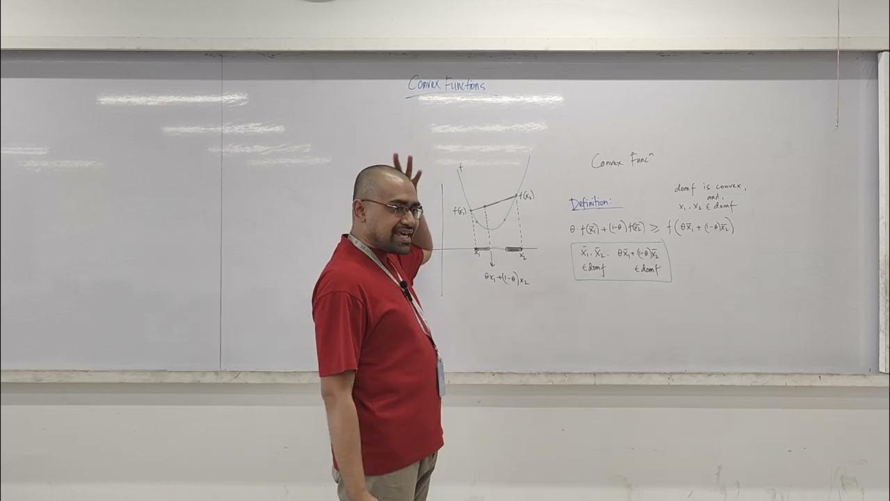 [CSE402] Optimization | Lecture 9: Convex Functions | 5 March '25 - YouTube