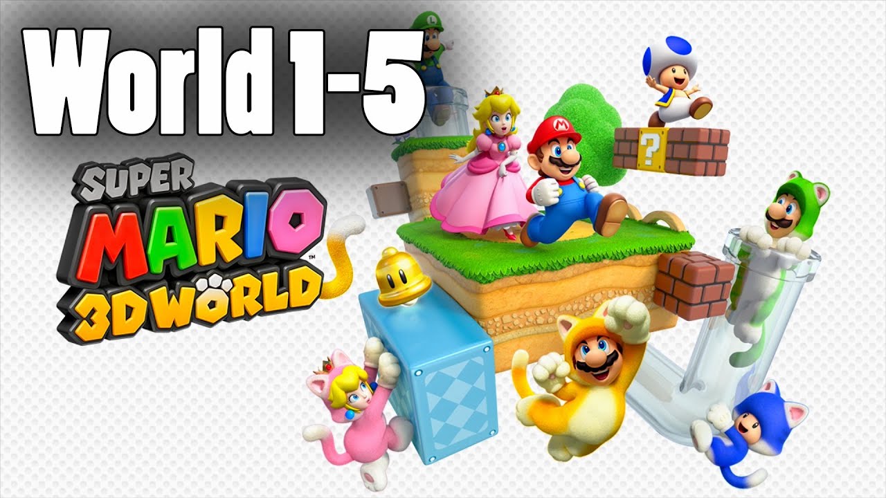 Super Mario 3d World: World 1-5 - YouTube