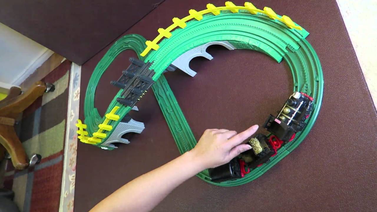 GeoTrax Sheffield & Jenkins Push Train by Fisher Price - YouTube