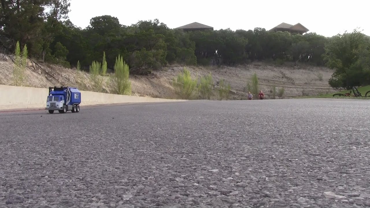 Garbage Truck Video - RACE # 3! Off The ROAD! - YouTube