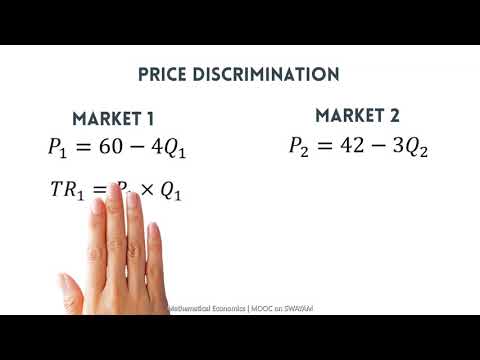 Price Discrimination and Optimization | Mathematical Economics - YouTube