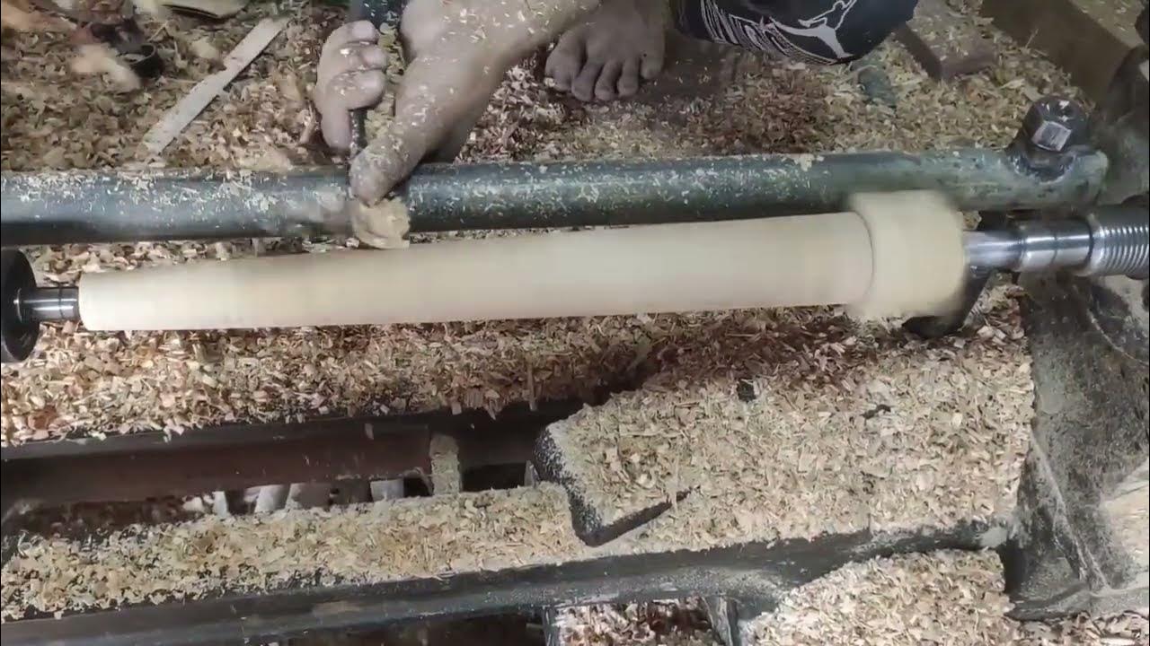 Woodturning - Making Tapered Wood Table Legs - YouTube