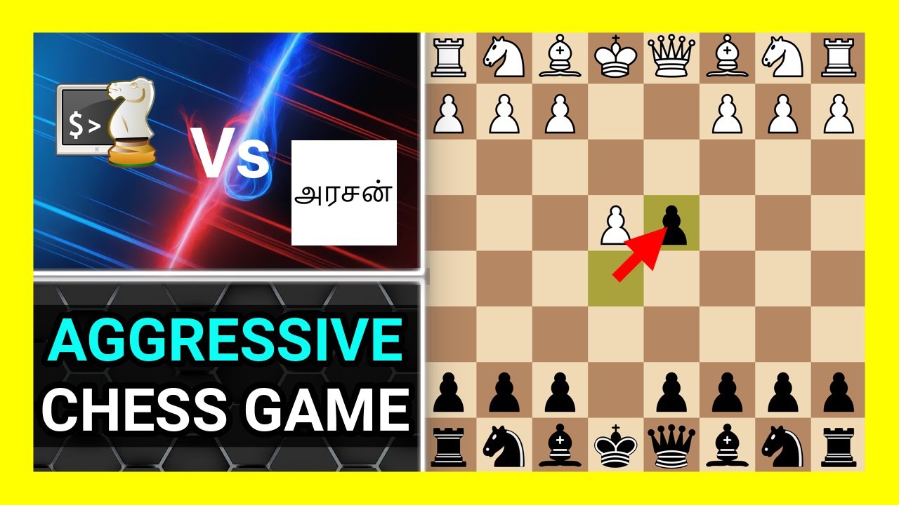 Aggressive Chess Engine Game, Chess.cpp 4.0 vs Arasan 24.2.1, Watch and ...