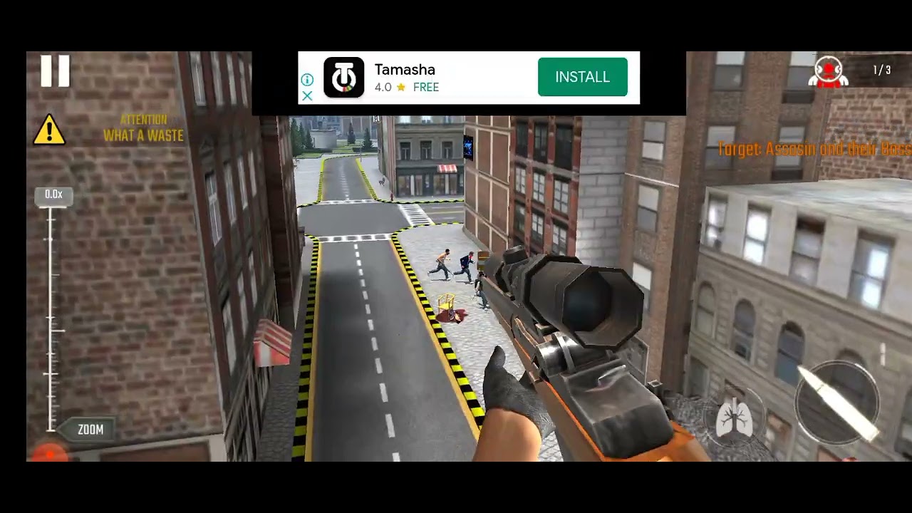 Sniper Shot 3D Mobile gaming Video - YouTube