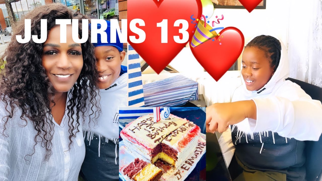 JJ Turns 13 wow a whole teenager 🎉🙌🏾 - YouTube